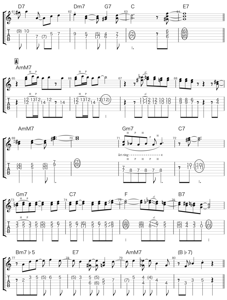 追悼 Ed Bickert / Nica’s Dream /Transcription | Mistletoe Music School